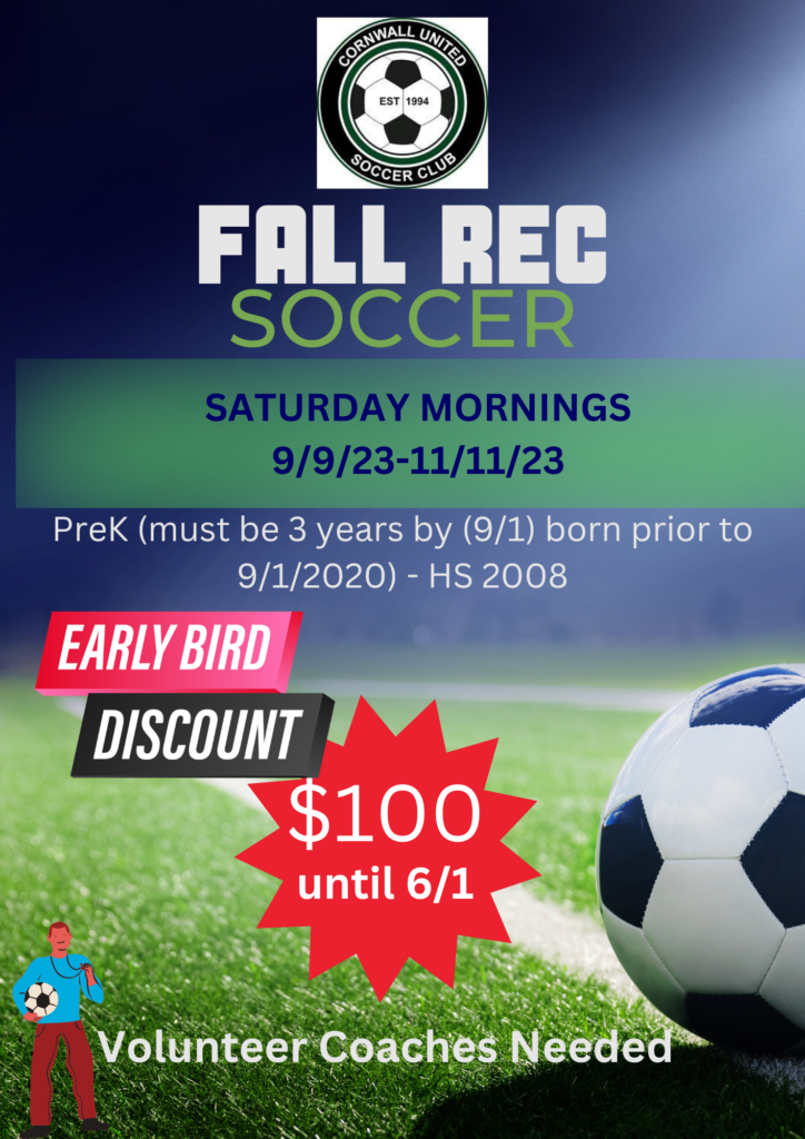 Rec Teams - Cornwall United Soccer Club